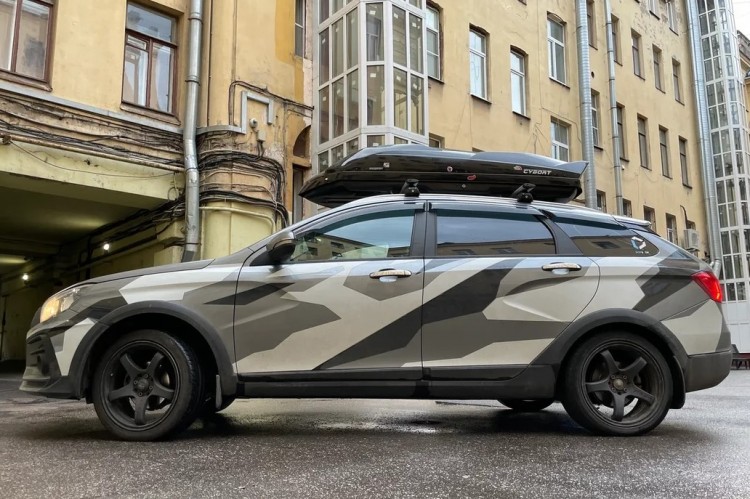 Бокс на крышу Cybort Inception, 480 литров